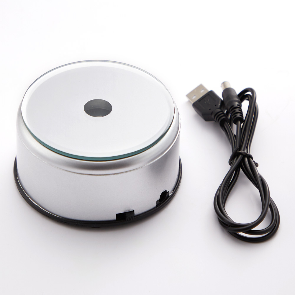 Rotating Seven Colors Luminous Base - MadeMine Custom Drop Shipping