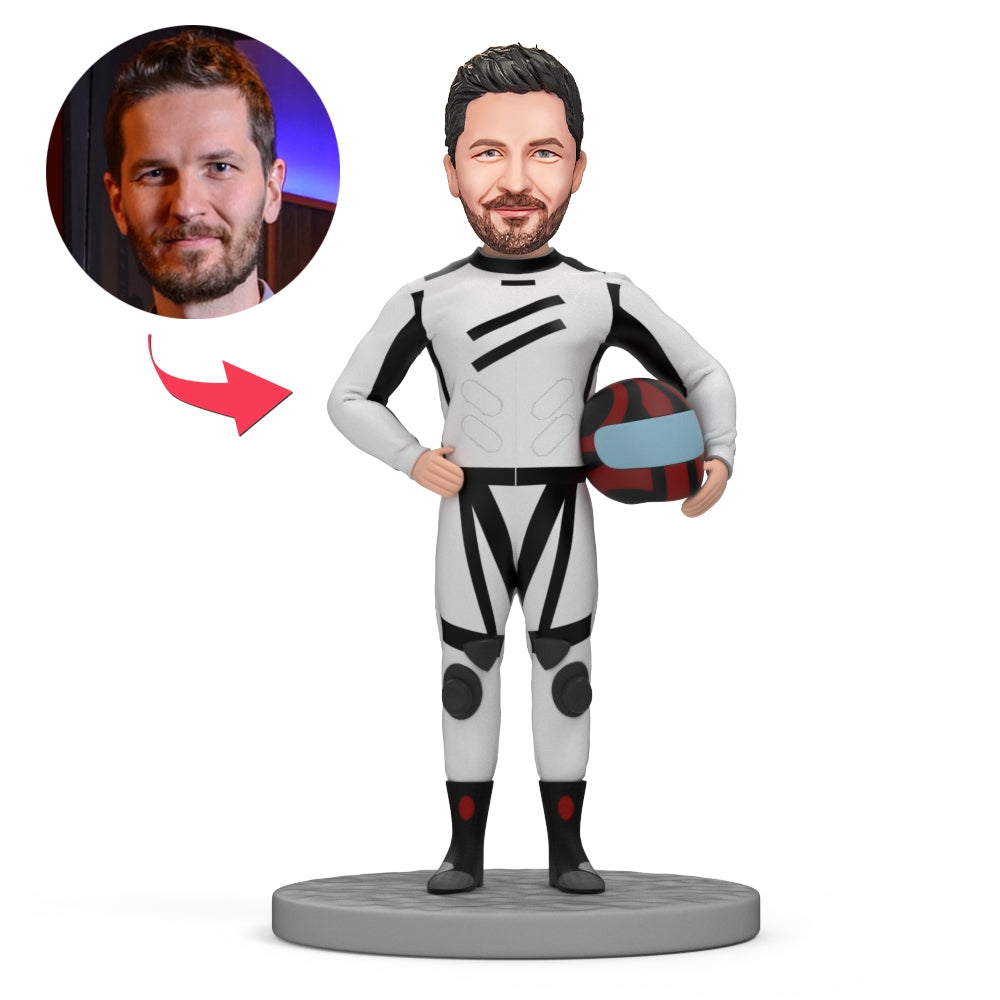 Custom Bobblehead | Racing Driver Custom Race Car Bobbleheads With Text ...
