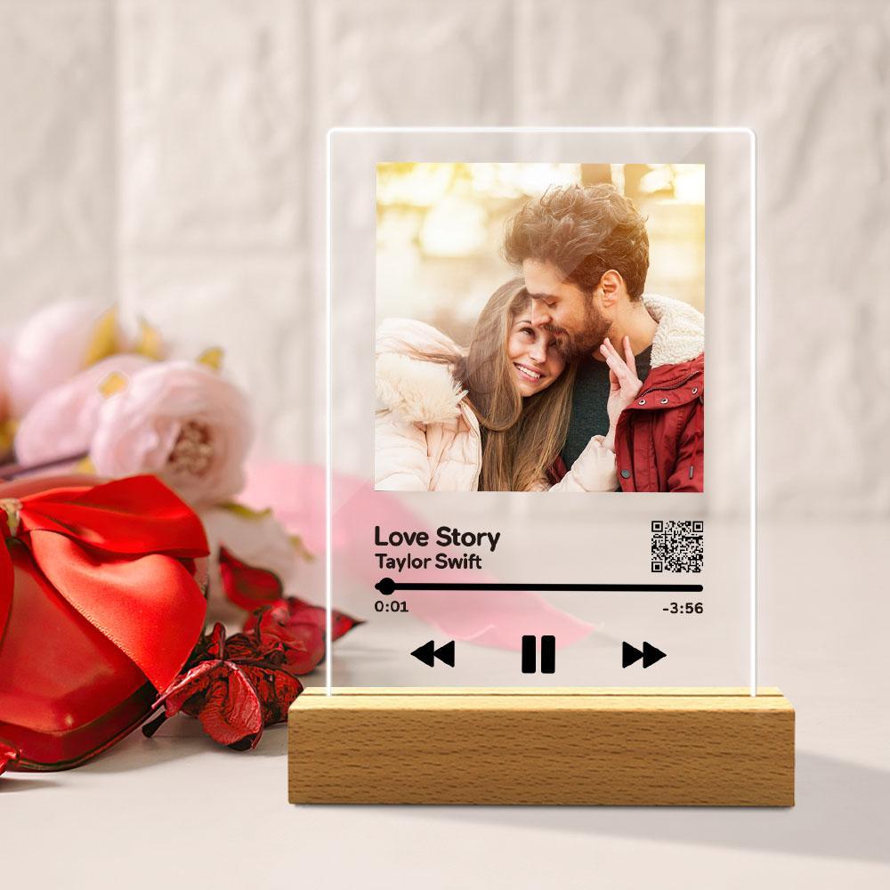 Personalized Video Plaque Scannable QR Code Customized Video and Photo ...