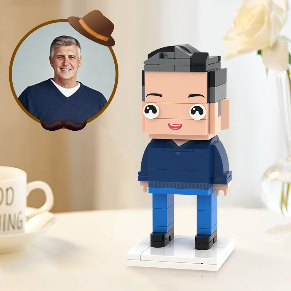 Gifts for Dad Full Custom 1 Person Brick Figure Custom Brick Figures ...
