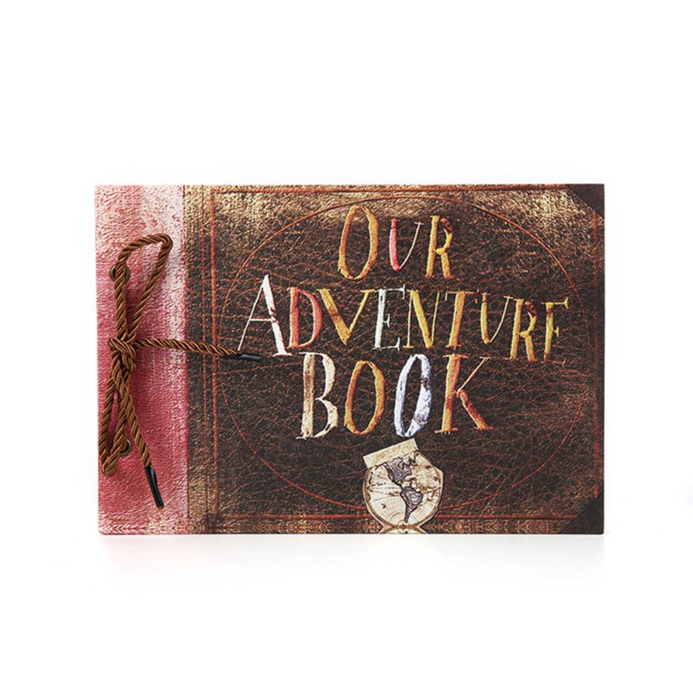 Our Adventure Book Handmade DIY Family Scrapbook Retro Travel Memory ...