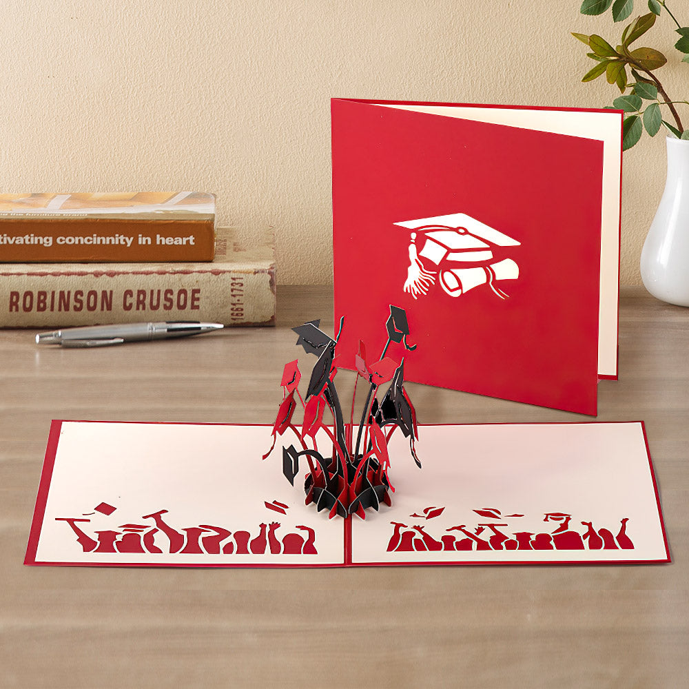 Congrats Graduation 3D Pop Up Card Newly Grads Congratulations Greeting ...