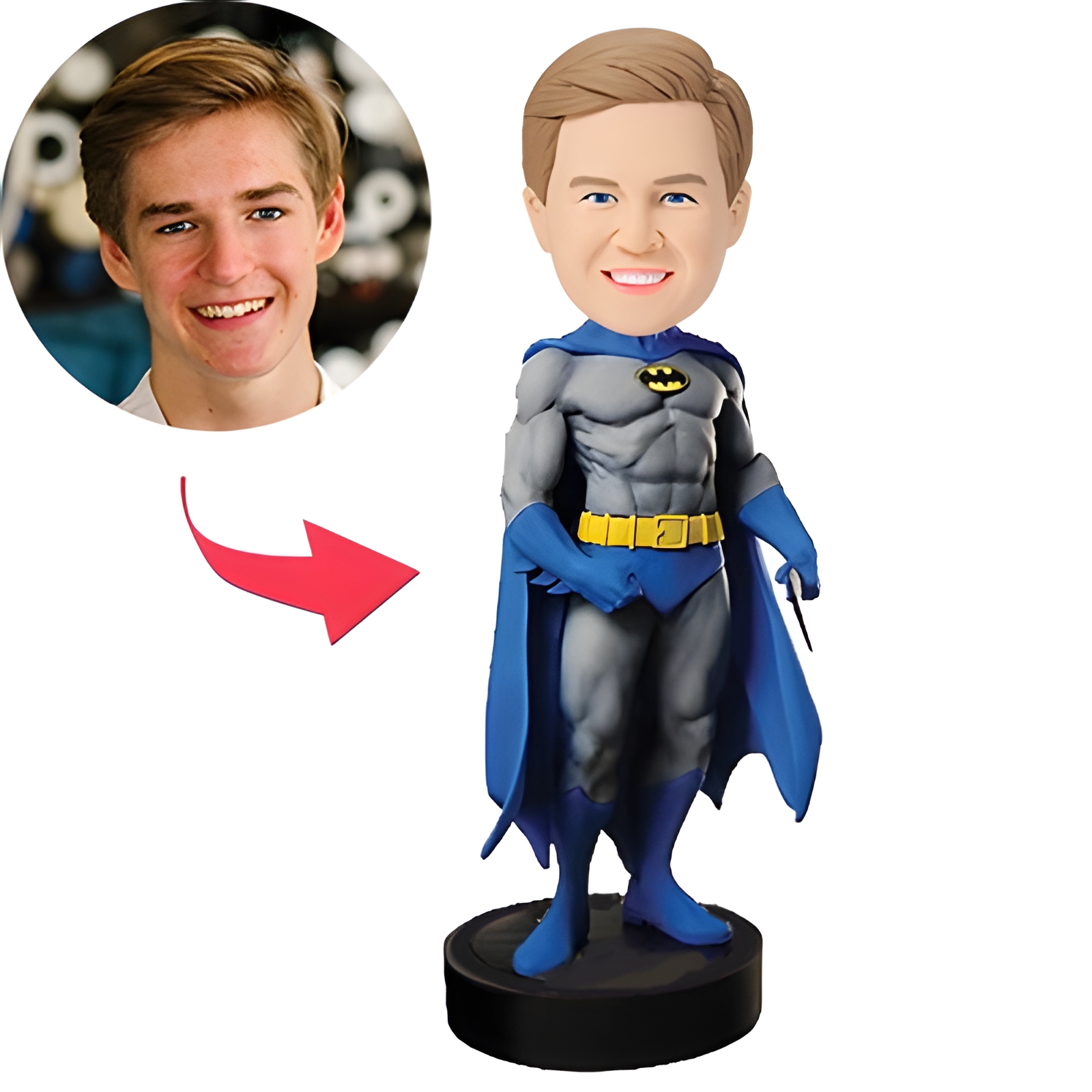 The Batman Popular Custom Bobblehead With Engraved Text - MadeMine ...