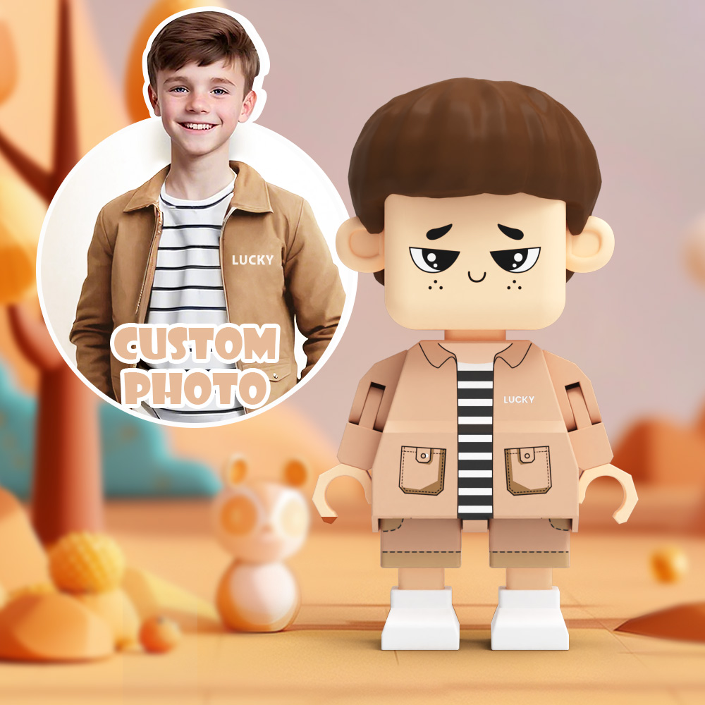 Fully Customizable Cute Giant Minifigs Personalized Full-Body Brick ...