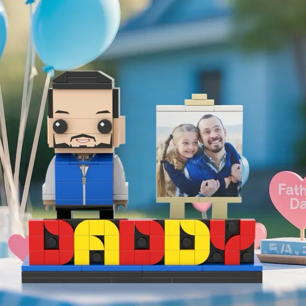 Full Body Customizable DADDY Building Block Figures with Photo ...