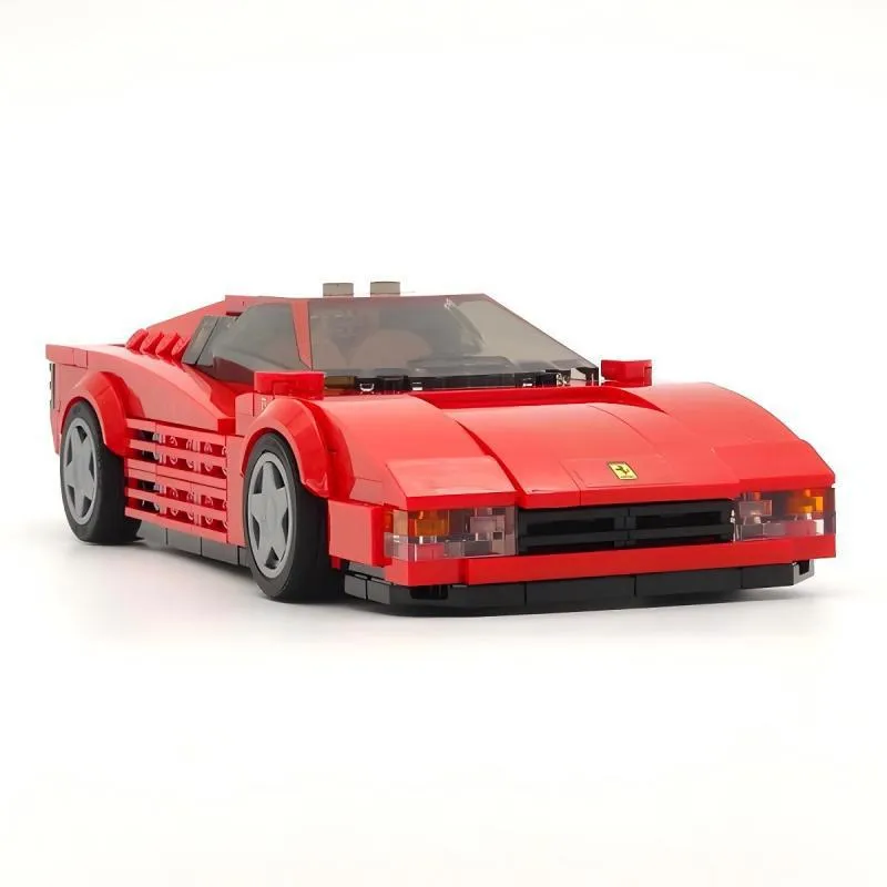 Ferrari Testarossa Creative Vehicle Racing Car Building Blocks ...