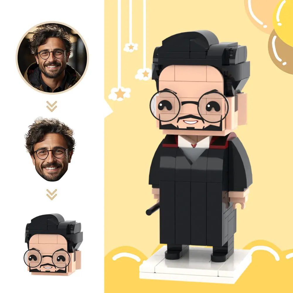 Custom Head Brick Figures Personalized Wizard Brick Figures Small ...