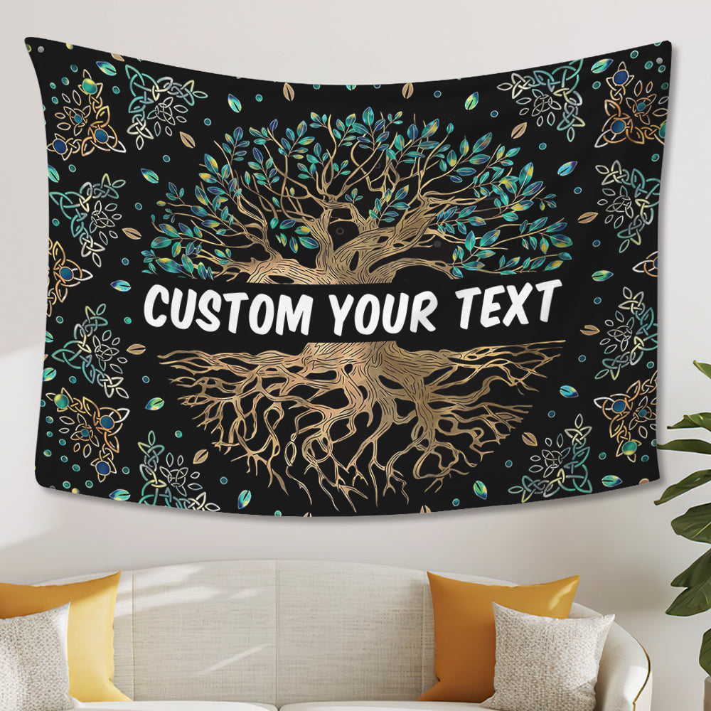 Tree of Life Tapestry Custom Wall Hanging Wishing Tree Tapestry ...