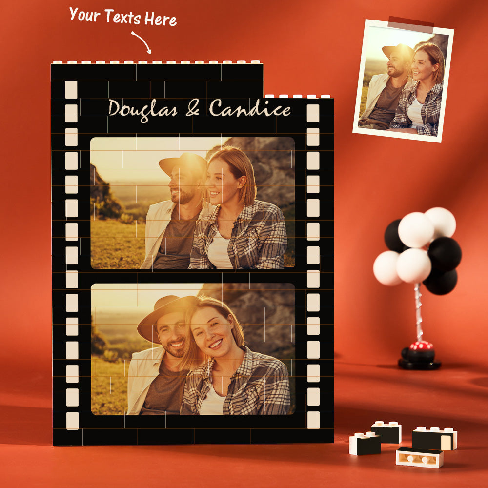 Custom Building Block Puzzle Vertical Building Photo Brick Film Style ...