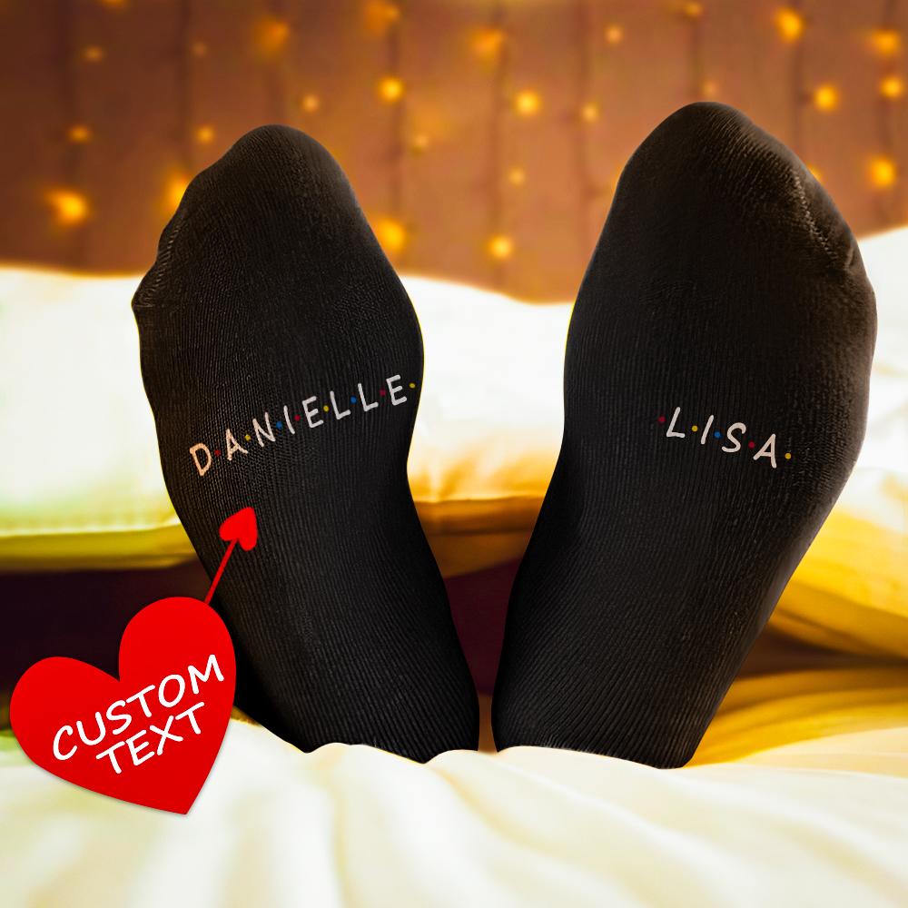Custom Engraved Socks Friend Socks - Personalised Socks Gifts ...