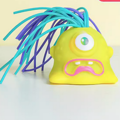 Pull-Hair Screaming Monster – Funny Stress Relief Toy in 6 Colors ...