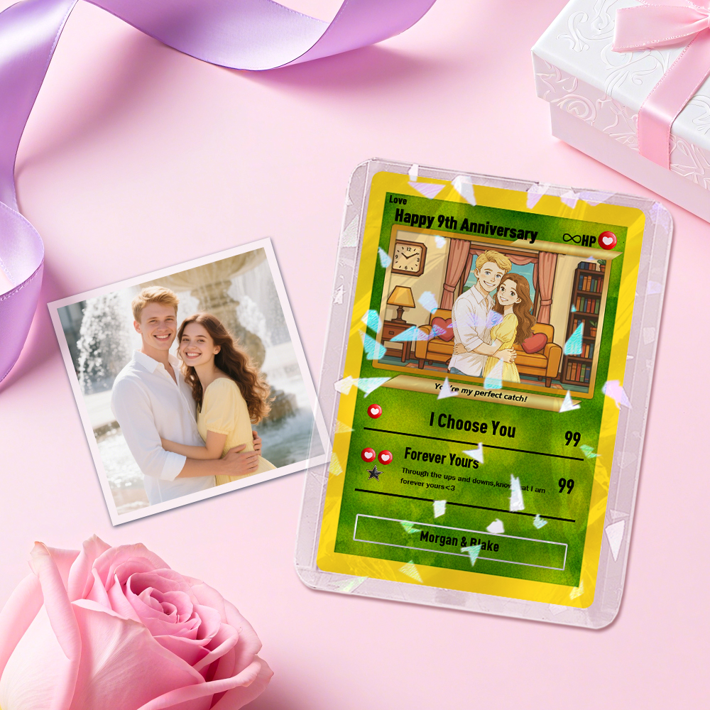 Valentine's Day Gift Poke Card Custom Poke Card Gift For Couple Custom ...