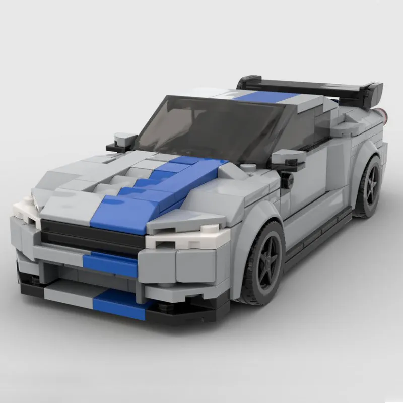 Nissan Skyline GT-R R34 Z-Tune Creative Vehicle Racing Car Building ...