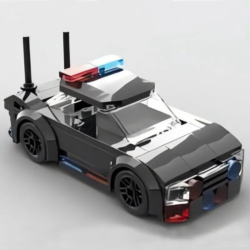 Police Patrol Car Creative Vehicle Racing Car Building Blocks ...