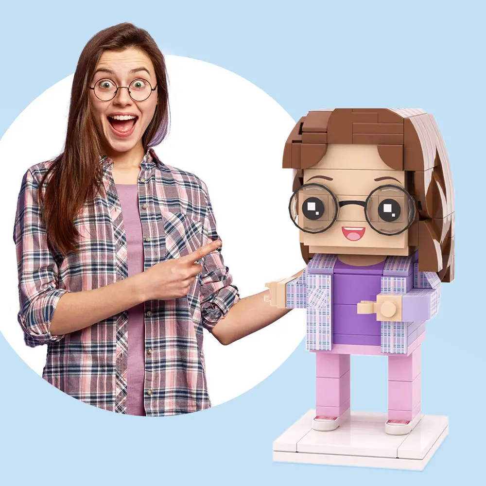 Full Body Customizable 1 Person Custom Brick Figures Small Particle ...